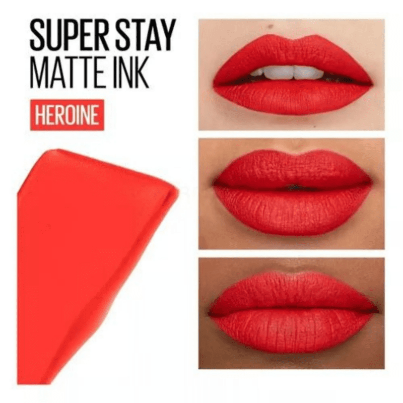 Maybelline labial superstay matte ink 25 heroine - LINDAS | Perfumería ...